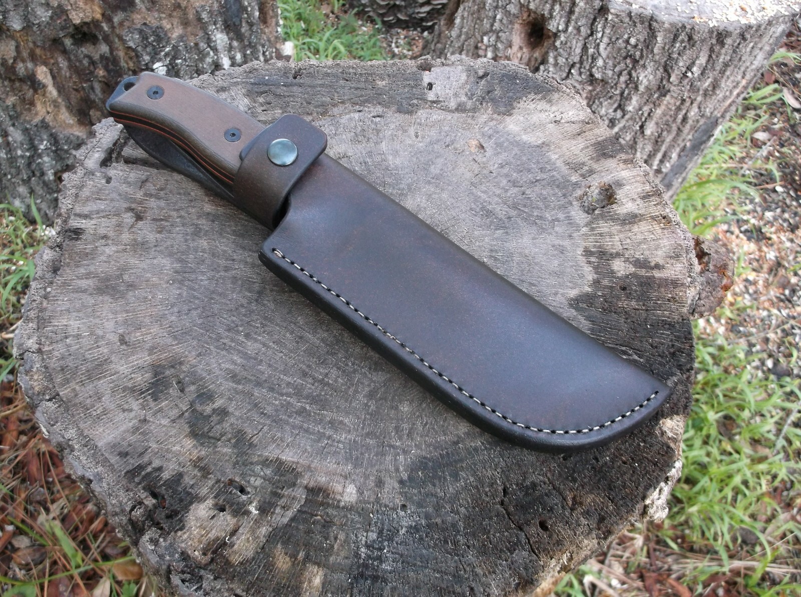 ESEE 6 CUSTOM LEATHER SHEATH (SHEATH ONLY) !READ DESCRIPTION! | eBay