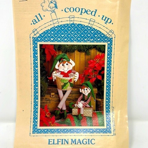 Elfin Magic All Cooped Up- Christmas Elf Doll w/ Basket or Gift Pattern ...