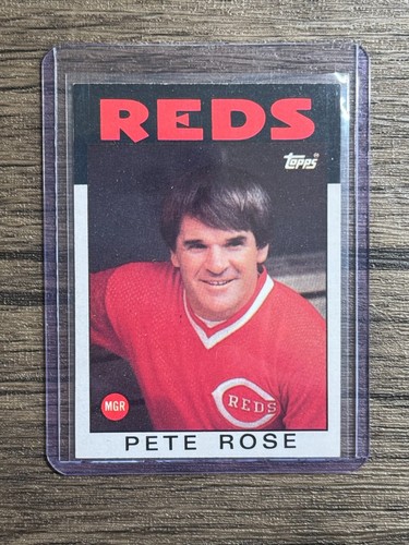 1986 Topps Pete Rose #741 Reds | eBay