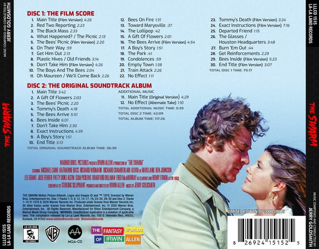 The Swarm (Original Soundtrack) by Jerry Goldsmith (CD, 2020) for sale ...