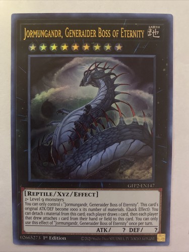 Jormungandr, Generaider Boss of Eternity - GFP2-EN147 Ultra 1st Edition ...