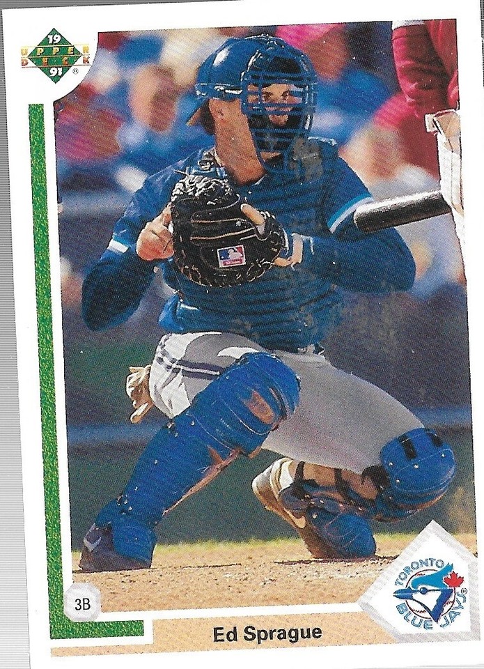 1991 Upper Deck Final Edition Ed Sprague Rookie Toronto Blue Jays 47F ...
