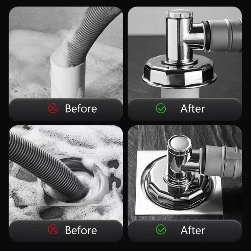 Anti-overflow Adapter Sewer Connector Washing Machine Floor Drain ...