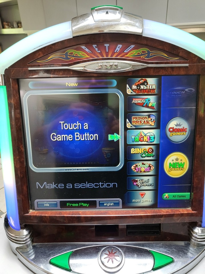 JVL Retro itouch 9+ megatouch touch screen Countertop 100+ like merit ...