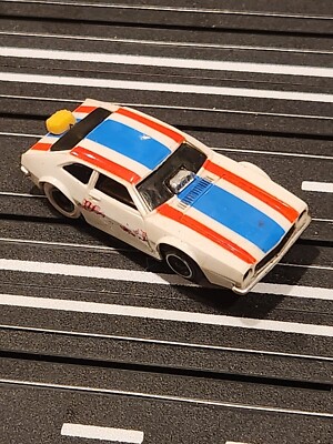 Vintage 1973 Tyco Pro Super Pinto HO Slot Car White Blue Red WORKING | eBay