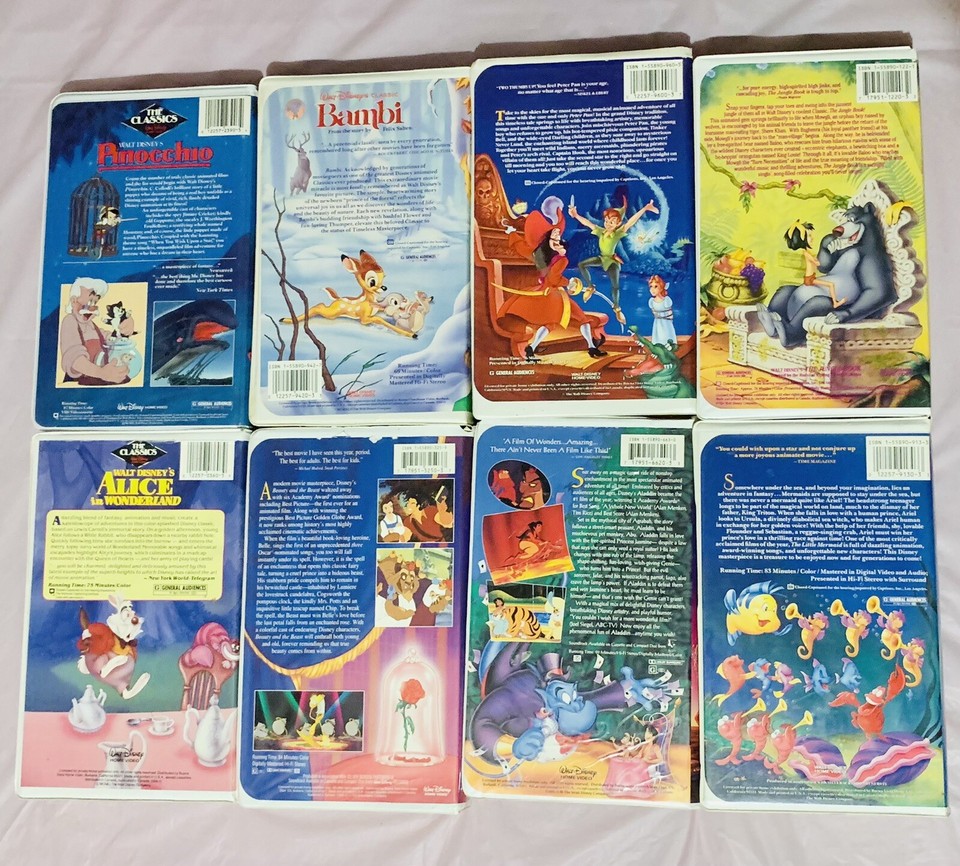 Disney VHS Classics Lot | eBay