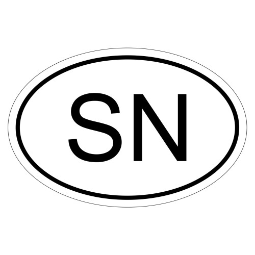 Sénégal Sn Autocollant Auto Sticker Autocollant Voiture Drapeau | eBay