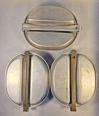 Lot of 3 Vintage WW2 & Vietnam US Army Mess Kits | eBay