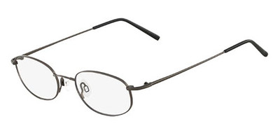 Flexon 609 Eyeglasses Unisex Gunmetal Oval 50mm New 100% Authentic | eBay