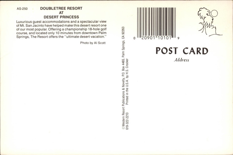 Doubletree Resort Desert Princess Palm Springs California vintage ...