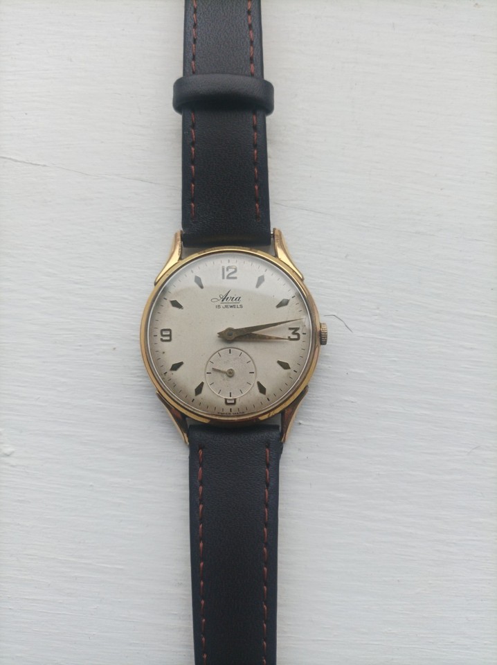 Mens Vintage Avia Watch 15 Jewels | eBay UK