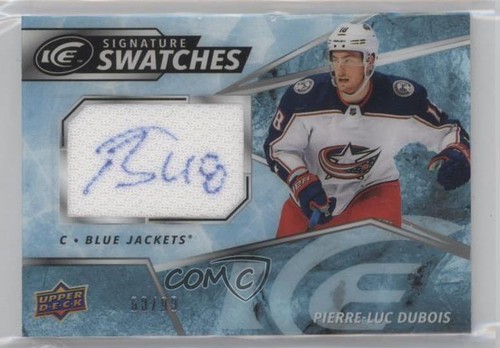 2019-20 Upper Deck Ice Signature Swatches /99 Pierre-Luc Dubois #SW-PD ...