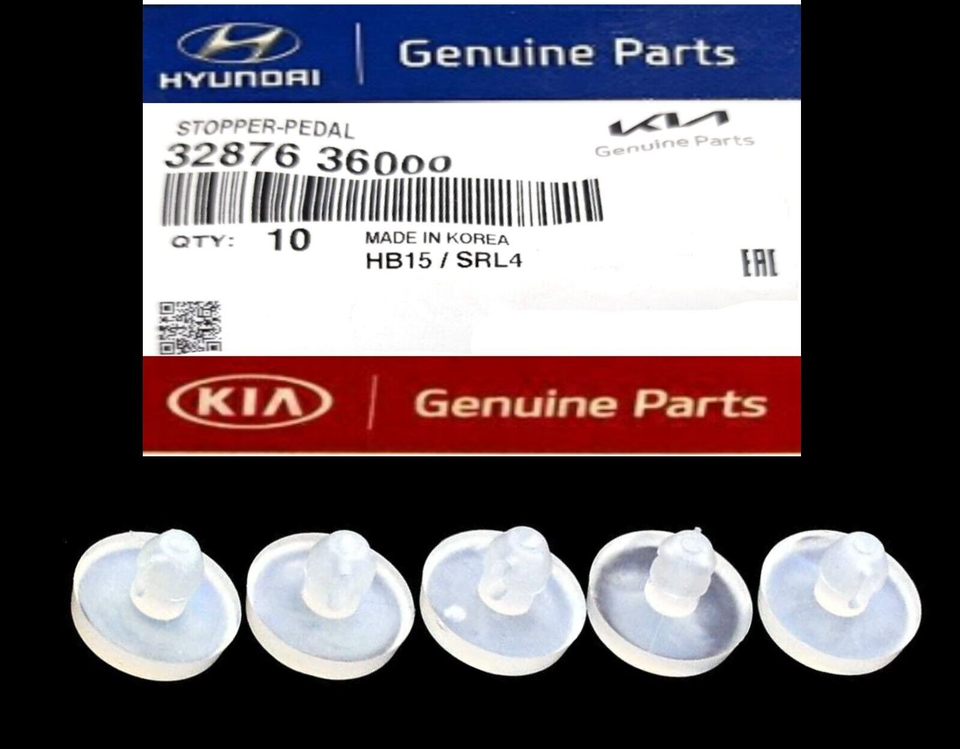 5 Pcs Genuine Hyundai Kia Brake Pedal Stopper Light Switch Buffer ...