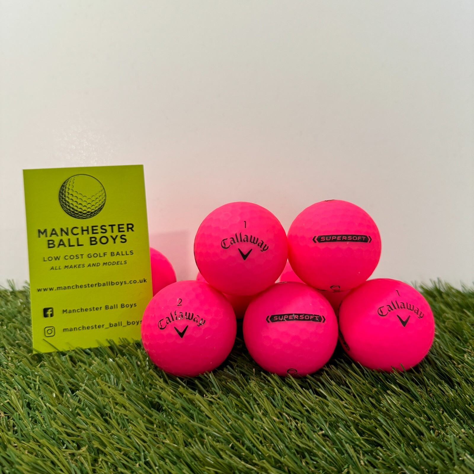 12 Callaway Supersoft Matte Pink Golf Balls 1 Dozen Pearl / A Grade ...