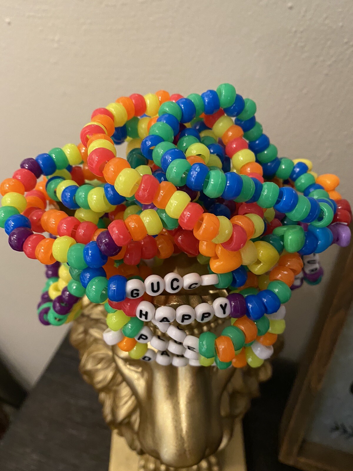 10 Random Kandi TAYLOR SWIFT FRIENDSHIP Bracelets ERAS LOVER RED RAVE ...