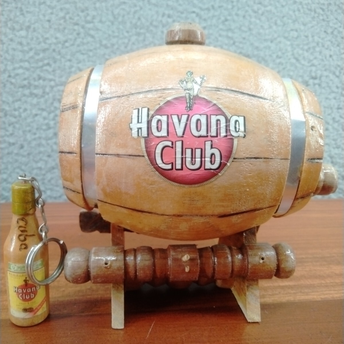 Mini Wooden Rum Barrel Keg Rum Cask Havana Cuba with Key Chain | eBay