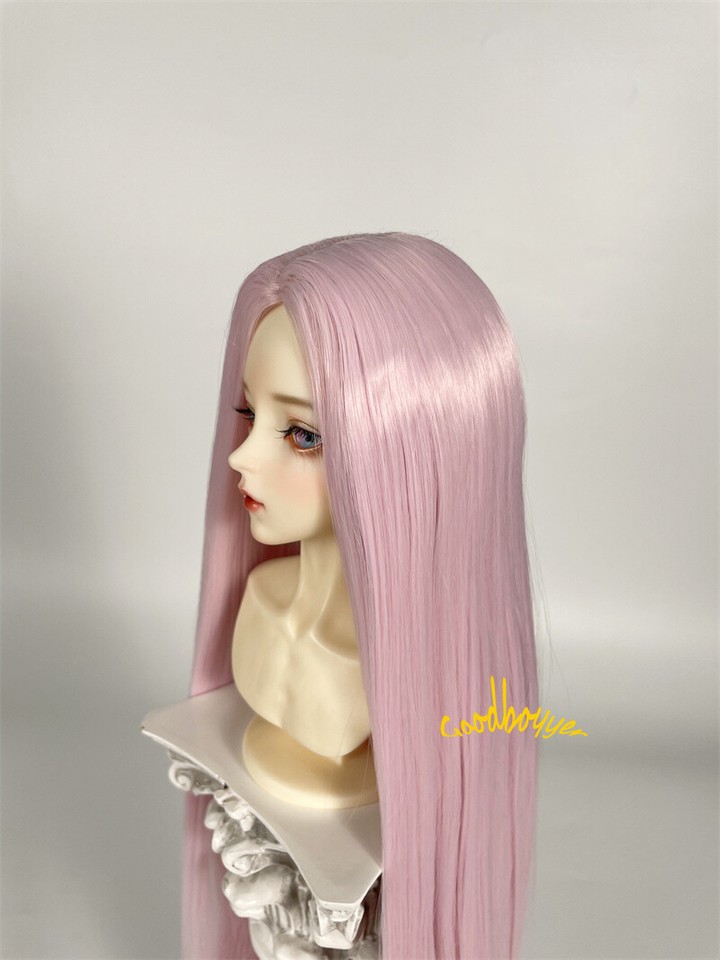 1/6 1/4 1/3SD10 1/3&Uncle BJD Long Straight Wig Hair Centre Parting ...