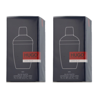 Hugo Boss Dark Blue - EDT Eau de Toilette 75ml - 2x 737052031415 | eBay.de