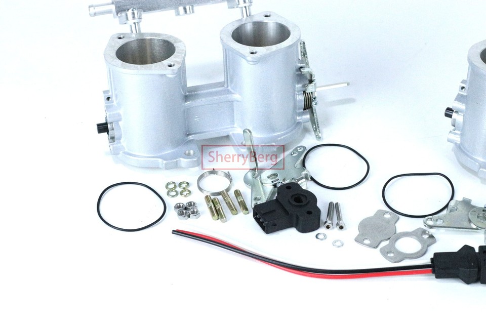 Dual 40IDF Throttle body kit injection TPS for Jenvey Dellorto EMPI ...