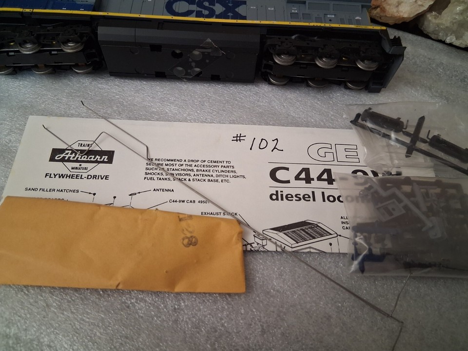 Athearn GE C44-9W #102 of three - CSX #9023 Powered Locomotive. | eBay
