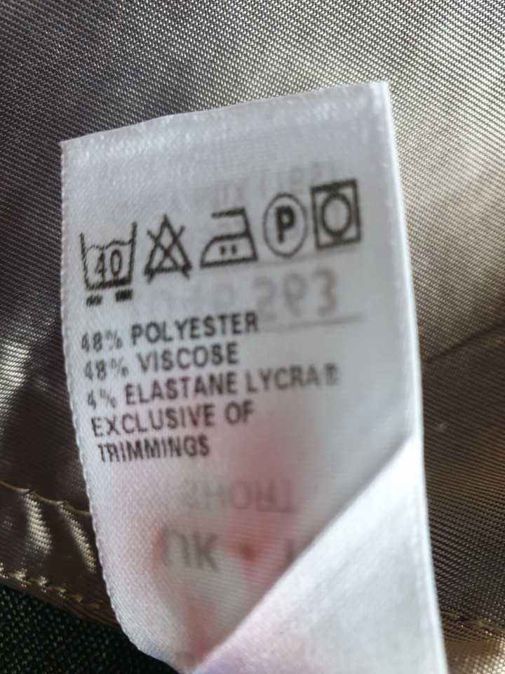 Bnwt Mark &Spencer Ladies Grey Mix Pinstripe dress trousers Size 16 ...