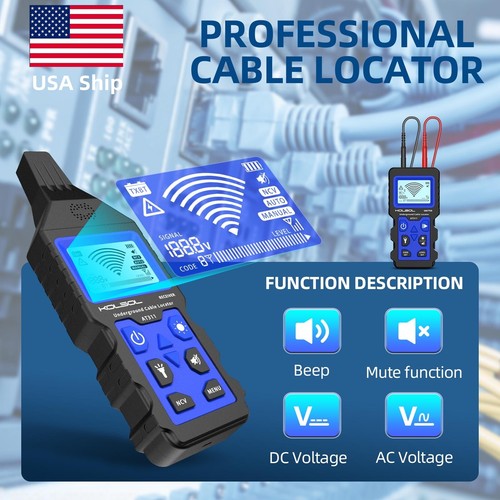 NF-826 Underground Cable Tester Locator Circuit Tracer Metal Pipe Wire ...
