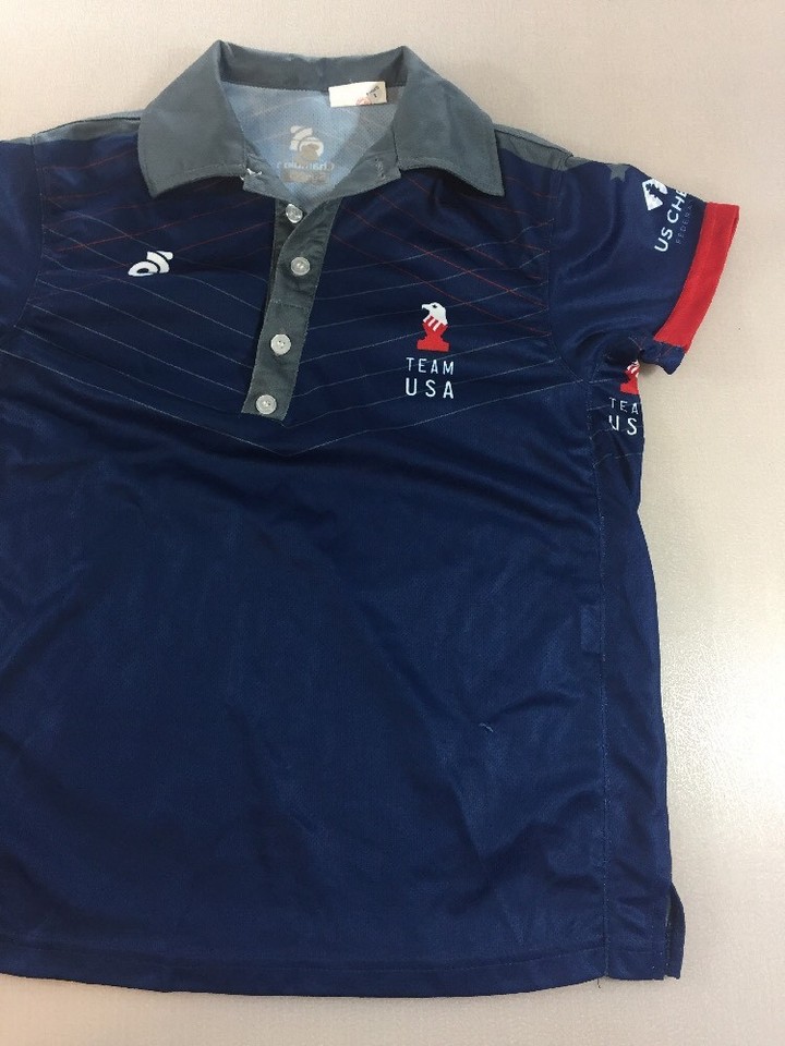 Champion System Child Team USA Chess Casual Polo Shirt Youth Medium YM ...