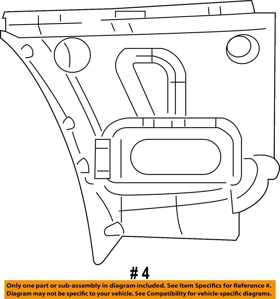 CHRYSLER OEM 08-20 CV Side Panel Side Panel-Lower Extn 5109586AD | eBay