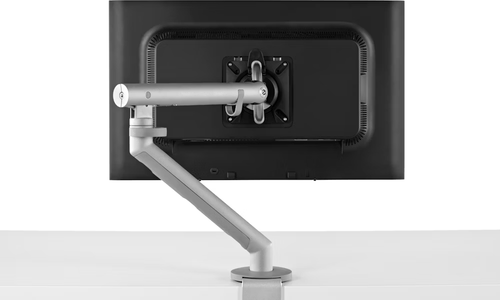 Herman Miller CBS Flo Dynamic Monitor Arm + Split Desk Clamp (silver ...