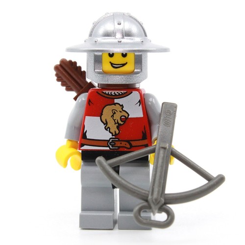 LEGO Minifigure Lion Knights - Quarter Crossbow Archer - Castle ...