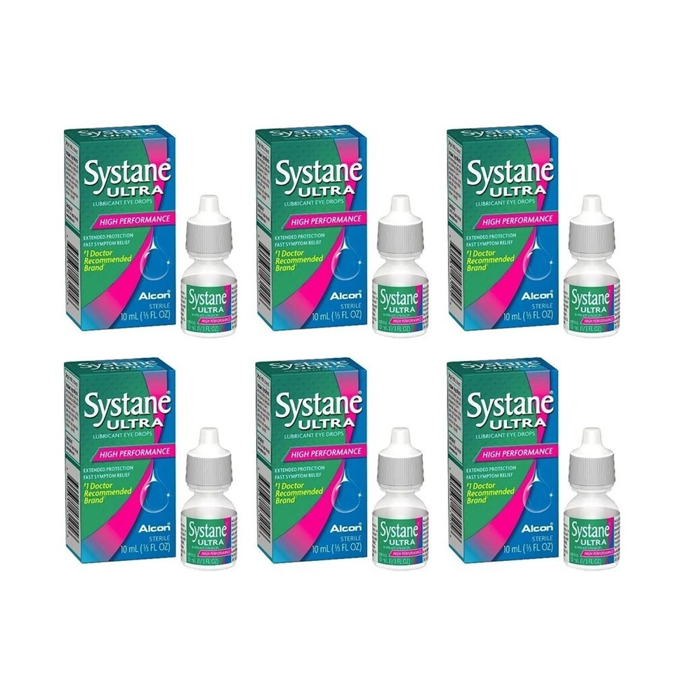 1-10x Alcon Systane Eye Drops Ultra Lubricant High Performance Relief ...