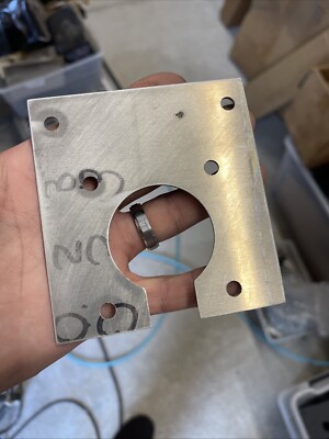 HUMVEE HMMWV M998 AIRLIFT BUMPER PLUG ADAPTER BRACKET BARE ALUMINUM | eBay