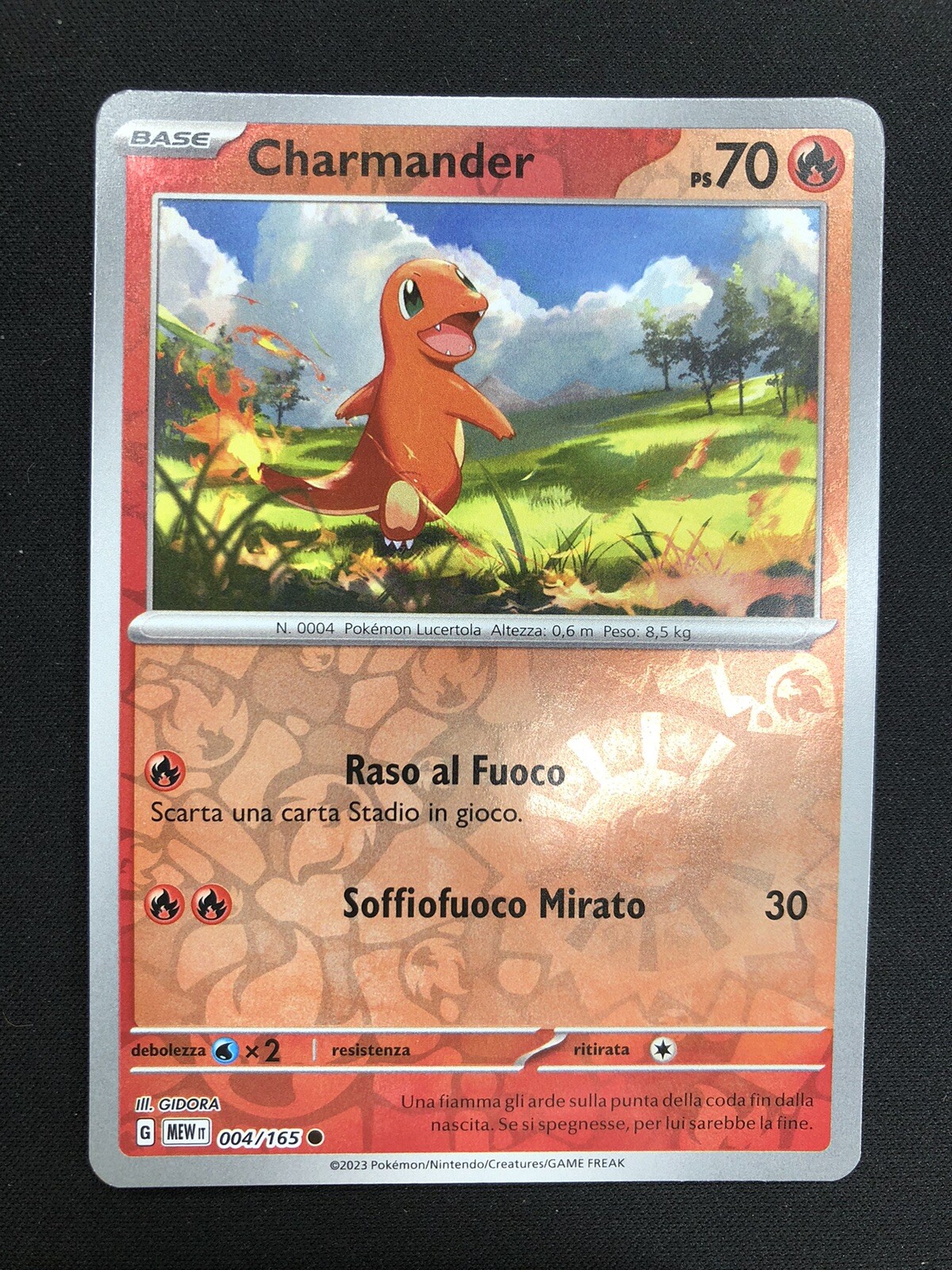 Pokemon 151 Charmander 004/165 Reverse Holo ITA Carte Nintendo | eBay
