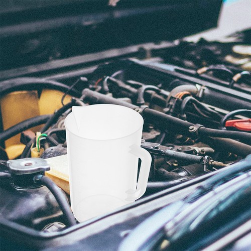 2 Pcs Engine Oil Measuring Container Graduated Beaker with Handle | eBay UK