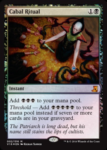 Cabal Ritual - Foil From the Vault: Lore Magic mtg Light Play, English ...
