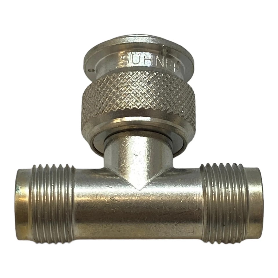 Tee TNC (m) To 2x TNC (f) Coaxial Converter Adapter Huber Suhner | eBay