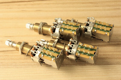 Alpha 500k PUSH PUSH LONG SPLIT SHAFT AUDIO TAPER POT/POTENTIOMETER ...