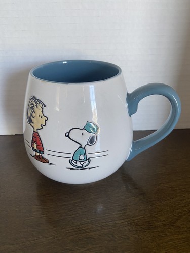 Peanuts Snoopy and Linus Thank You coffee cup tea mug 16 oz | eBay