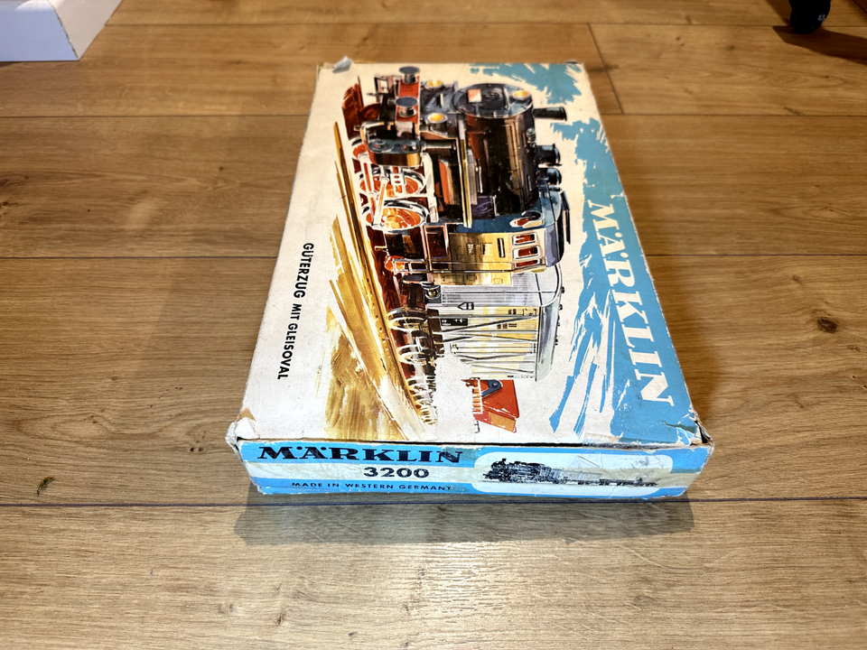 Marklin 3200 Starter Set New, 60-ies Steamer + 2 Freight Cars, 1 Loco ...