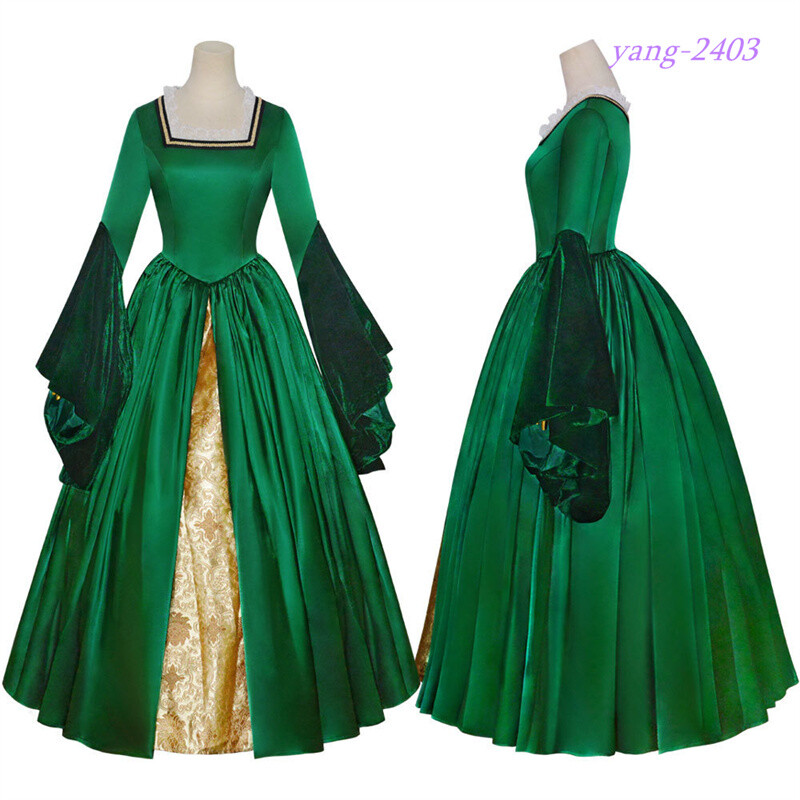 Tudor Princess Mary Cosplay Dress Renaissance Women Dress Halloween ...