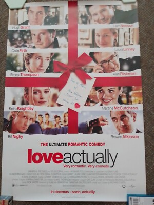 LOVE ACTUALLY - Original Double Sided One Sheet Poster - New | eBay ...