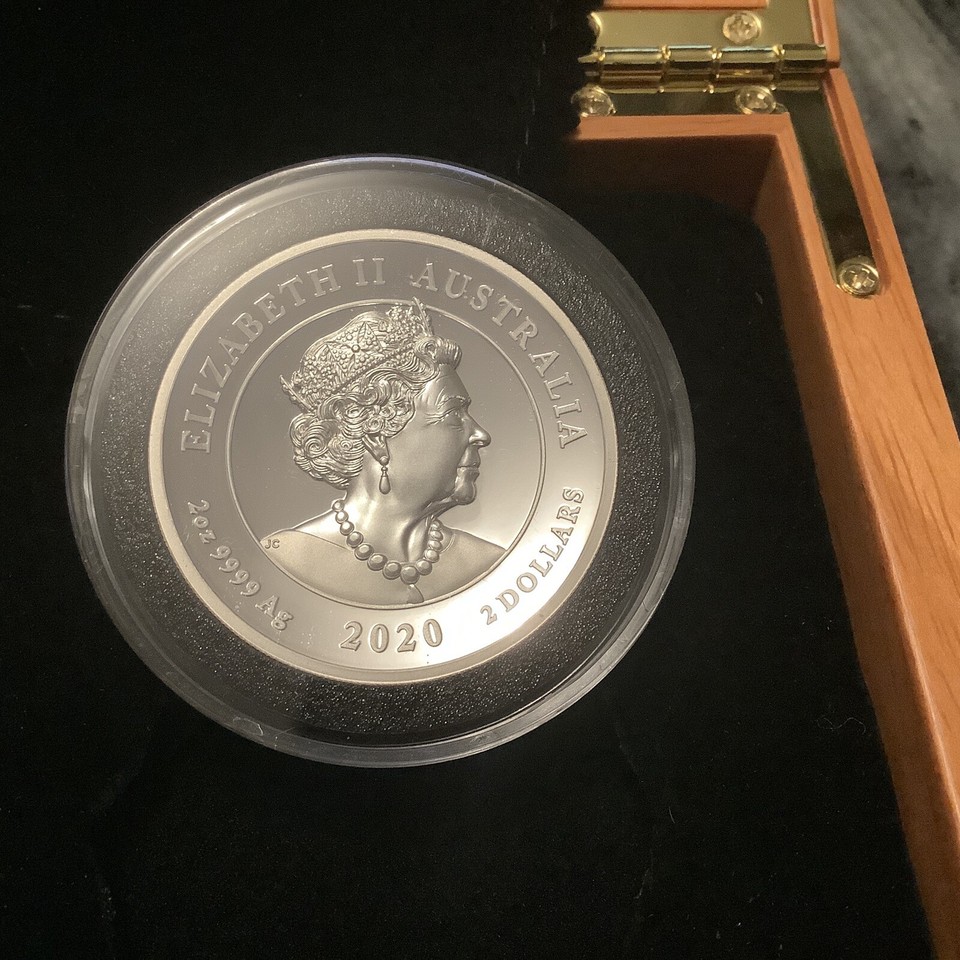 Total 3 Australia 2019 Double Dragon & 2020 Double Pixie Silver Proof ...