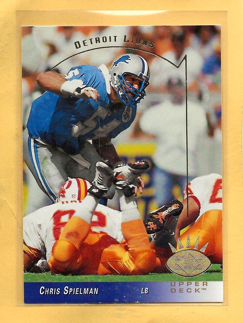 CHRIS SPIELMAN - 1993 Upper Deck SP - #89 - Lions - Comb. Shipping | eBay