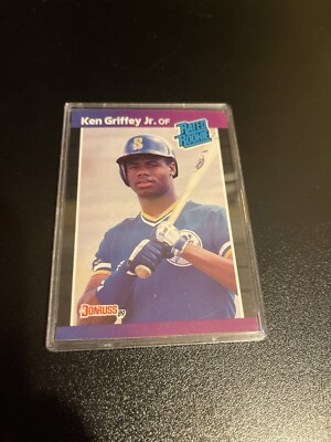 1988 DONRUSS KEN GRIFFEY JR. RATED ROOKIE ERROR ROOKIE RC BASEBALL CARD ...