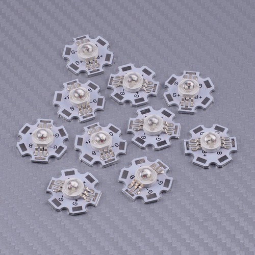10pcs 3W RGB High Power LED Chip Light Lamp 6 Pin m | eBay