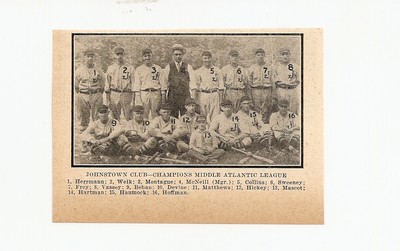 Johnstown Johnnies 1926 Team Picture Ripper Collins | eBay