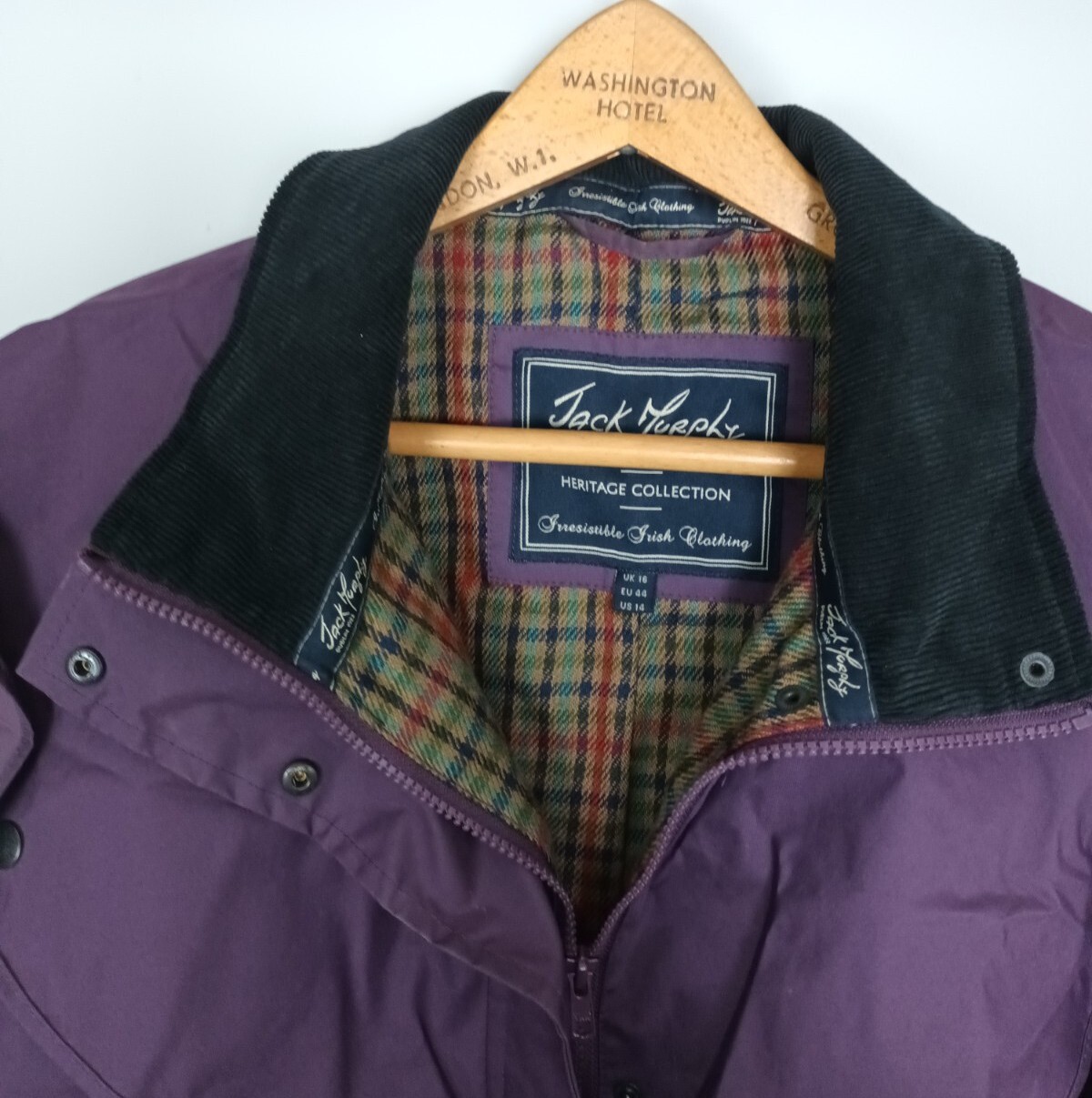 VINTAGE RETRO 90s JACK MURPHY OUTDOOR TARTAN RIDING E… - Gem