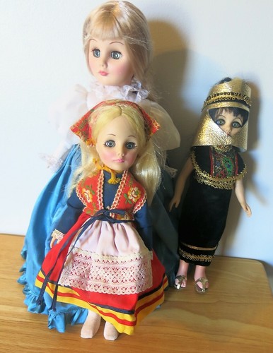 Vintage Effanbee Doll Lot 1970s Cleopatra Norway Grandes Dames Allison ...
