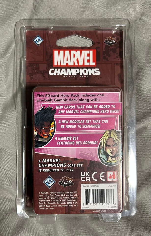Marvel Champions: Gambit hero pack | eBay
