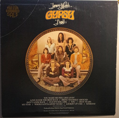 James Walsh Gypsy Band Vinyl LP 1978 Promo Stamp RCA-Northern Soul ...